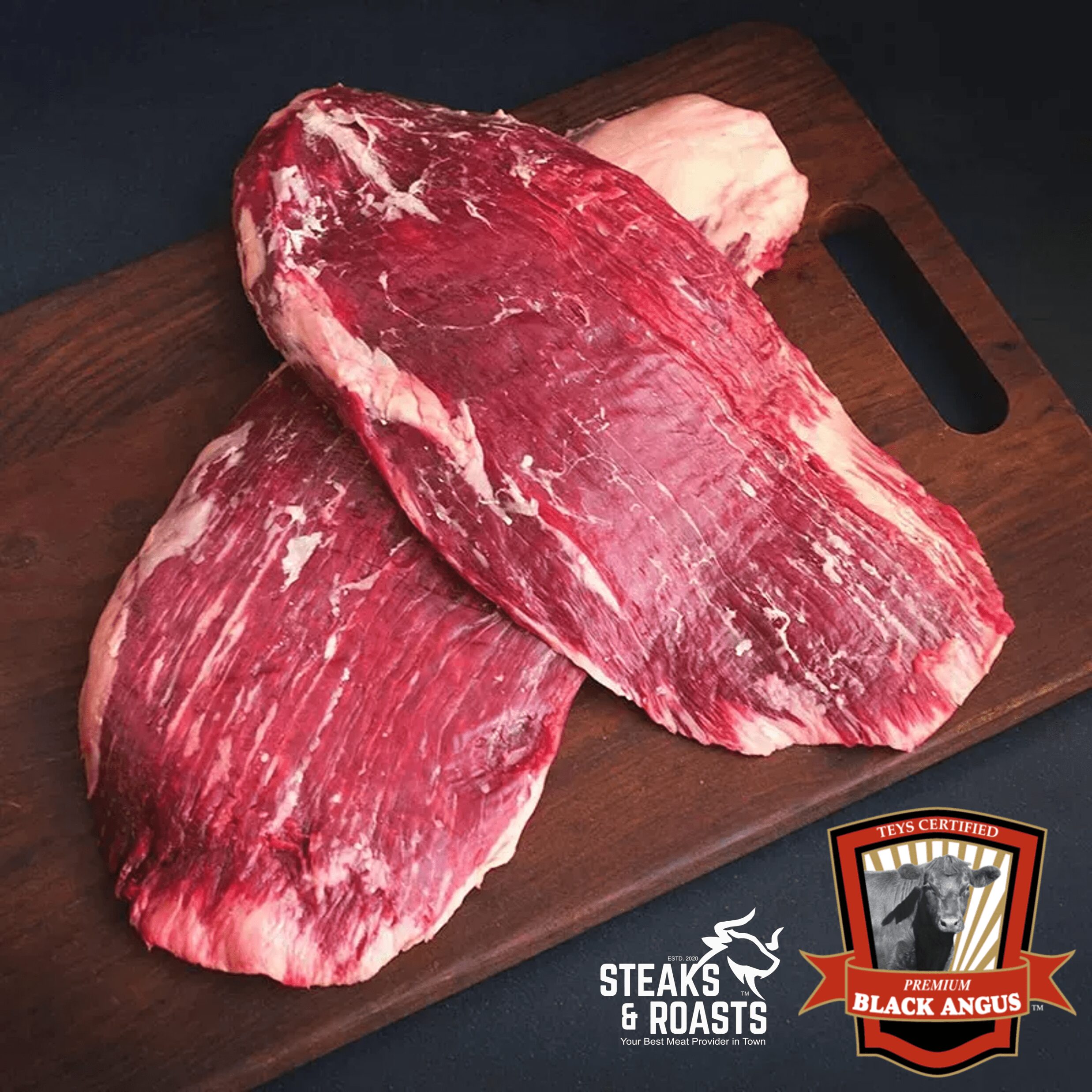 Premium Black Angus Flank Steaks MSA 3 Rating, Grain-fed Beef - Steaks ...